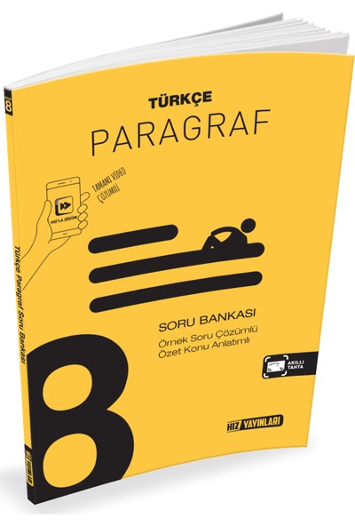 Hız Yayınları 8. Sınıf Türkçe Paragraf Soru Bankası