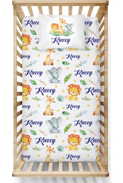 Tuğba Kuğu İsme Özel Lastikli Çarşaf Seti - For Baby Serisi - 60x120 Tuğba Kuğu İsme Özel Lastikli Çarşaf Seti - For Baby Serisi - 60x120