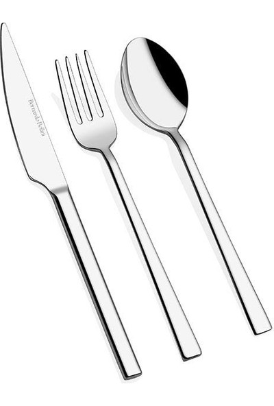 Bernardo 6 Kişilik 18 Parça Tatlı Çatal Kaşık Bıçak Seti Bernardo 6 Kişilik 18 Parça Tatlı Çatal Kaşık Bıçak Seti