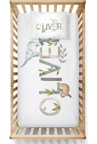 Tuğba Kuğu İsme Özel Lastikli Çarşaf Seti - For Baby Serisi - 60x120 Tuğba Kuğu İsme Özel Lastikli Çarşaf Seti - For Baby Serisi - 60x120