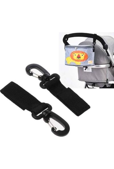 Babysafe Plus Puset Kancası Bebek Arabası Askı Apatı 2 'li