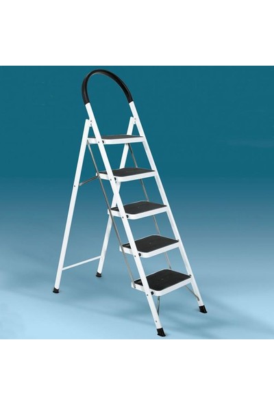 Evin Hafif Esnek Geniş 5 Basamaklı Katlanır Ergonomik Merdiven Evin Hafif Esnek Geniş 5 Basamaklı Katlanır Ergonomik Merdiven