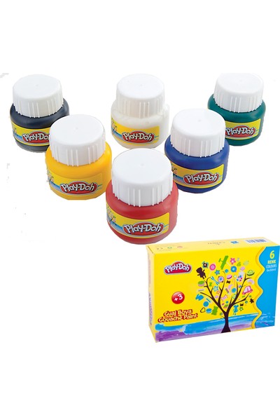 Play-Doh Guaj Boya 30 ml 6 Renk PLAY-GU001 Play-Doh Guaj Boya 30 ml 6 Renk PLAY-GU001
