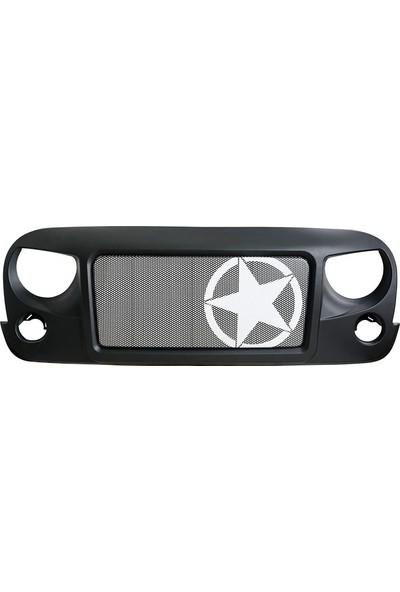 Jeep Wrangler Rubicon Jk Yıldızlı Ön Panjur 2007-2017 Jeep Wrangler Rubicon Jk Yıldızlı Ön Panjur 2007-2017