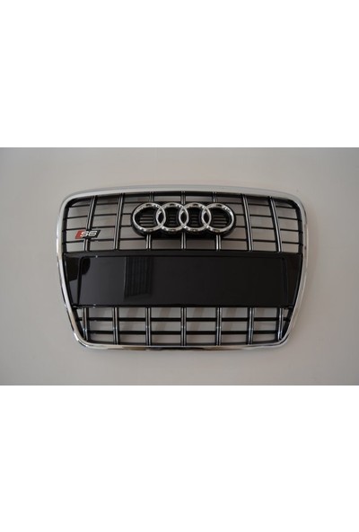 VW Audı A6 S6 C6 Ön Panjur Krom-Siyah 2005-2011
