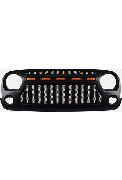 Jeep Wrangler Rubicon Jk Ledli Angry Ön Panjur 2007-2017 Jeep Wrangler Rubicon Jk Ledli Angry Ön Panjur 2007-2017
