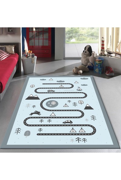 CP Rug Decorative Yıkanabilir Kaymaz Tabanlı Antibakteriyel Çocuk Halısı CP Rug Decorative Yıkanabilir Kaymaz Tabanlı Antibakteriyel Çocuk Halısı