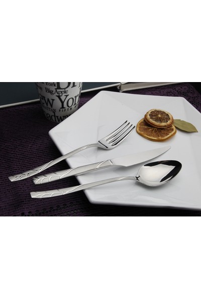 Fertilita Elitsa - Dallas 12 Kişilik 84 Parça Saten Çatal, Kaşık ve Bıçak Takımı Fertilita Elitsa - Dallas 12 Kişilik 84 Parça Saten Çatal, Kaşık ve Bıçak Takımı