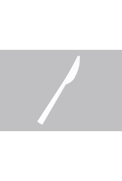 Armaks Beyaz Kalın Plastik Lüx Bıçak 100 Adet Armaks Beyaz Kalın Plastik Lüx Bıçak 100 Adet