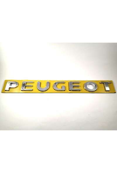 Quwa Peugeot 307 Büyük Bagaj Yazısı 260 mm-25 mm