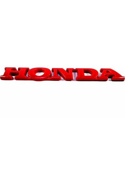 Quwa HONDA Bagaj Yazısı Kırmızı (145mm-18mm) Quwa HONDA Bagaj Yazısı Kırmızı (145mm-18mm)