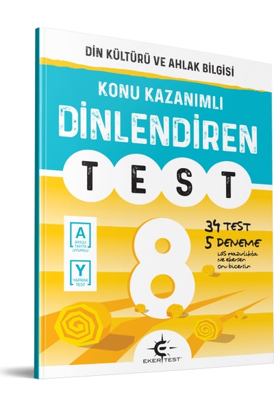 Eker Test Yayınları 8. Sınıf Dinlendiren Test Eker Test Yayınları 8. Sınıf Dinlendiren Test