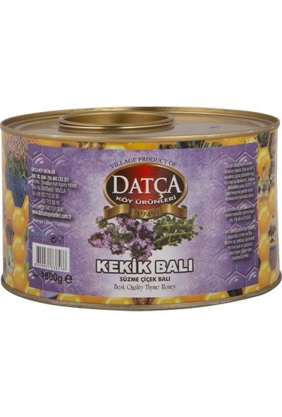 Datça Kekik Balı Teneke 1800 gr Datça Kekik Balı Teneke 1800 gr