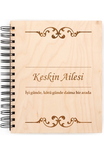 Ahşap Kapaklı Aile Albümü
