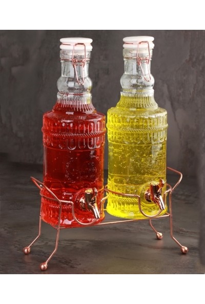 Acar Cam Sebil Şerbetlik 2'li Set