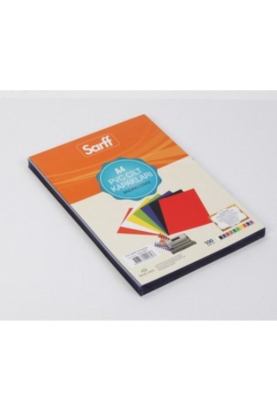 Sarff A4 Cilt Kapağı Pvc 160 Mikron Şeffaf 100’lü