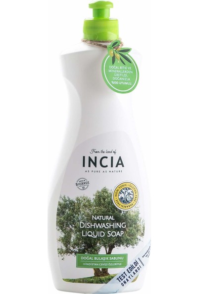 Incia Doğal Bulaşık Sabunu 500 ml