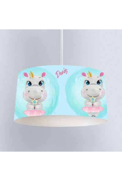 Trendy Goo Kişiye Özel Dijital Baskı Sarkıt Abajur 198