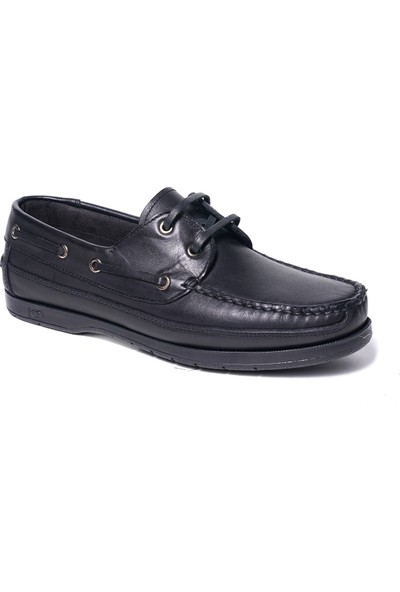 Pierre Cardin 30D20D Siyah Hakiki Deri Günlük Loafer Ayakkabı