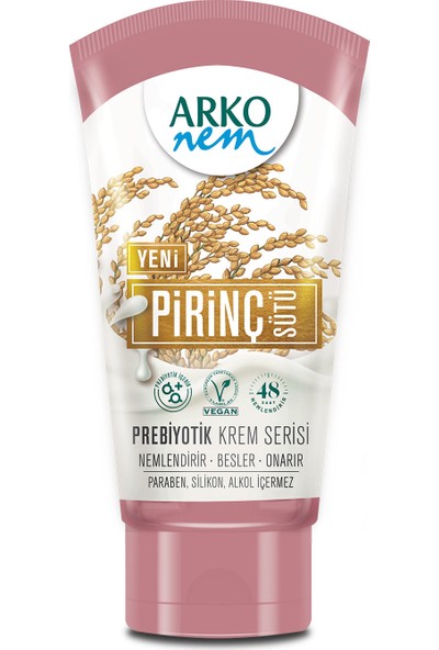 Arko Nem Prebiyotik Krem Serisi Pirinç Sütü 60 ml