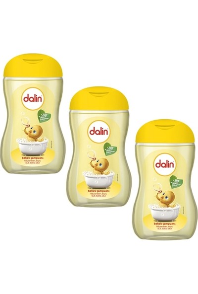 Dalin Bebek Şampuanı Klasik 200 ml (3'lü Paket)