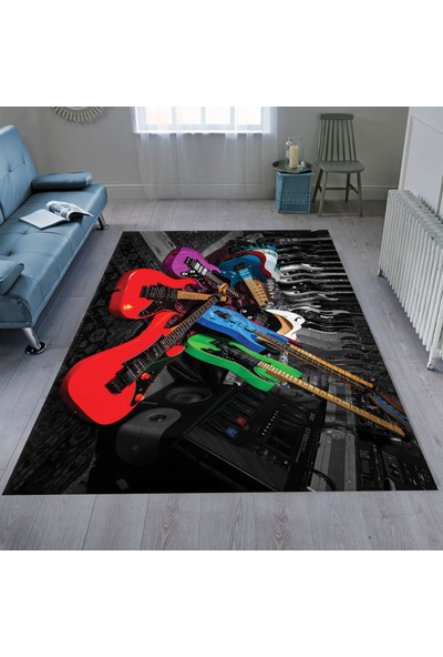 Veronya Gitar,kaymaz Taban,genç Odası Halısı Veronya Gitar,kaymaz Taban,genç Odası Halısı