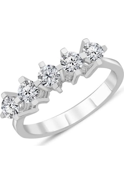 Lilarote 0,40 ct Pırlanta Beştaş Yüzük 14 Ayar