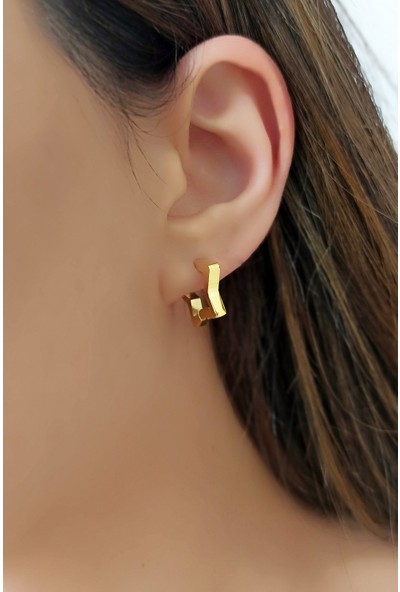 ÇLK Accessories Çelik Yıldız Figür Çelik Küpe