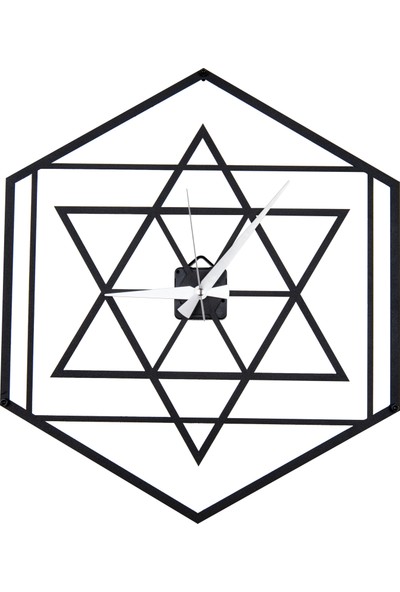 Dfa Dekoratif Metal Duvar Saati 48 x 48 cm