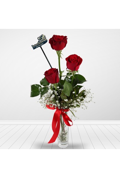Interflora 3 Kırmızı Gül