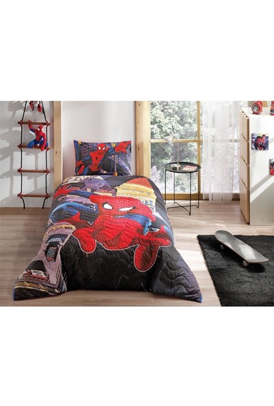 Taç Lisanslı Complete Set Tek Kişilik Spiderman In City Taç Lisanslı Complete Set Tek Kişilik Spiderman In City