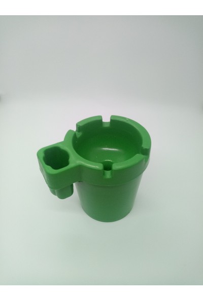 Özcan Tasarım Çakmaklık Bölümlü Kokusuz Küllük ( Yeşil )