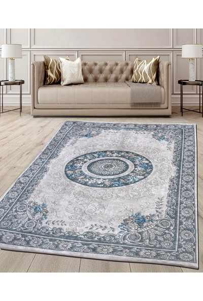 Nur Home Tekstil Süngerli Kadife Lastikli Halı Örtüsü Nrh-41 Eskitme Desenli Nur Home Tekstil Süngerli Kadife Lastikli Halı Örtüsü Nrh-41 Eskitme Desenli