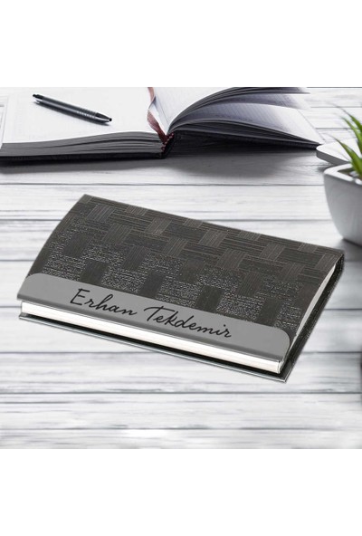 Hediyesec Kişiye Özel Deri Kartvizitlik