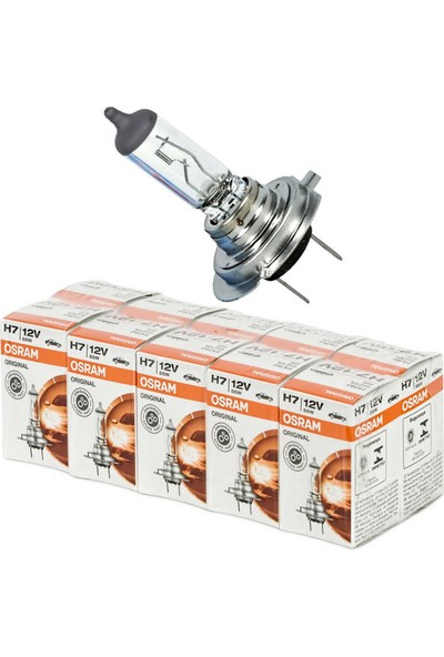 Osram 10 Adet Osram 64210 H7 Far Ampulü 12 volt 55 Watt Made In Germany Osram 10 Adet Osram 64210 H7 Far Ampulü 12 volt 55 Watt Made In Germany