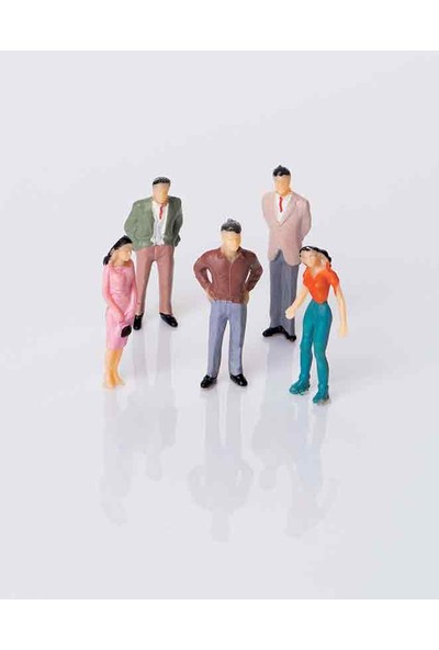 Eshel Maket Renkli İnsan Figürü 1/150 Ölçek 10'lu