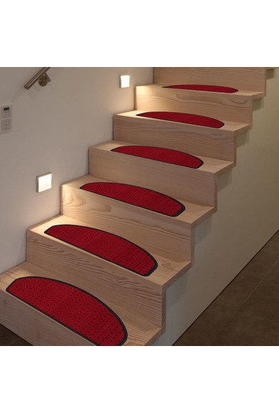 Stepmat Bukle Halıdan Kaymaz Tabanlı Merdiven Basamak Paspası / Halısı Stepmat Bukle Halıdan Kaymaz Tabanlı Merdiven Basamak Paspası / Halısı