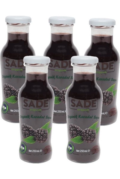 Sade Organik Karadut Suyu 5X250 ml Sade Organik Karadut Suyu 5X250 ml