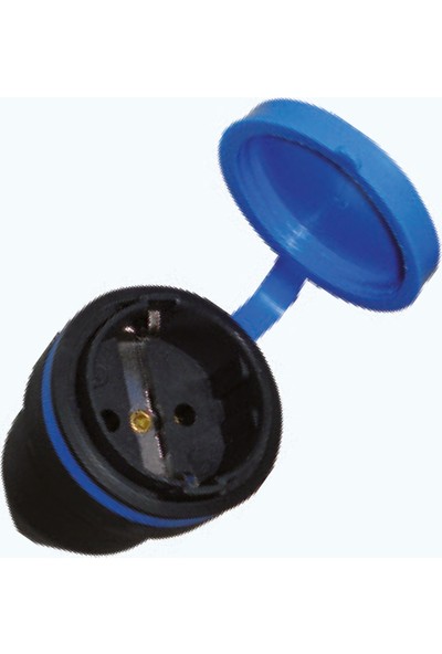 Seldur Kauçuk Topraklı Dişi Fiş (Kapaklı) Seldur Kauçuk Topraklı Dişi Fiş (Kapaklı)