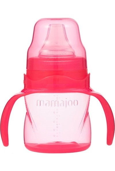 Mamajoo Kulplu Eğitici Bardak 160 ml / Pembe Mamajoo Kulplu Eğitici Bardak 160 ml / Pembe