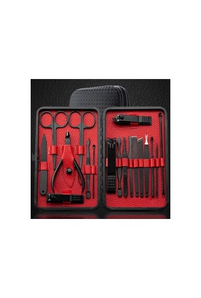 Ocean Çantalı Paslanmaz Çelik Manikür + Pedikür Set 18 Parça Ocean Çantalı Paslanmaz Çelik Manikür + Pedikür Set 18 Parça