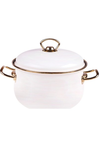 Bambum Kayra - Derin Tencere Krem 20 cm Bambum Kayra - Derin Tencere Krem 20 cm