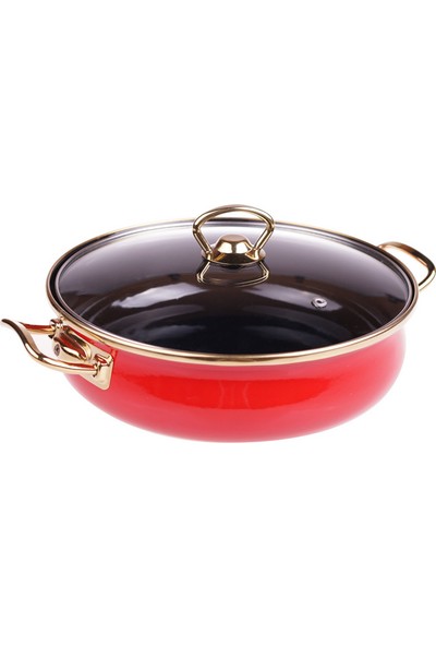 Bambum Kayra - Karniyarik Tencere Kırmızı 24 cm