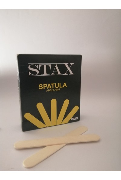 Stax Tahta Spatula 100'lü