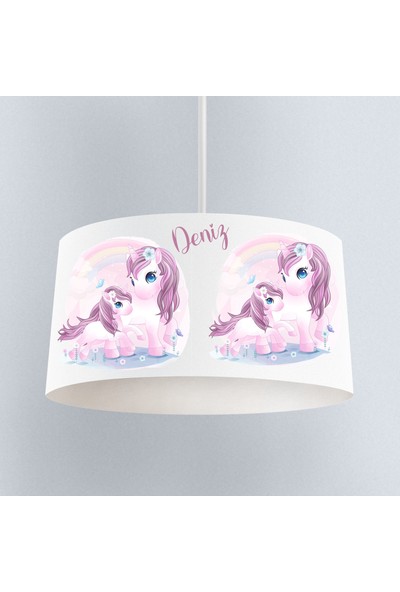 Trendy Goo Kişiye Özel Dijital Baskı Sarkıt Abajur 236