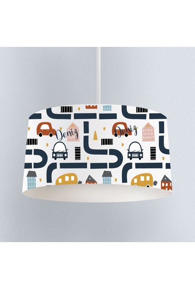 Trendy Goo Kişiye Özel Dijital Baskı Sarkıt Abajur 257