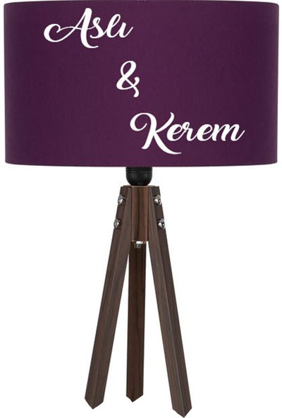 Trendy Goo Kişiye Özel İsim Yazılı Abajur