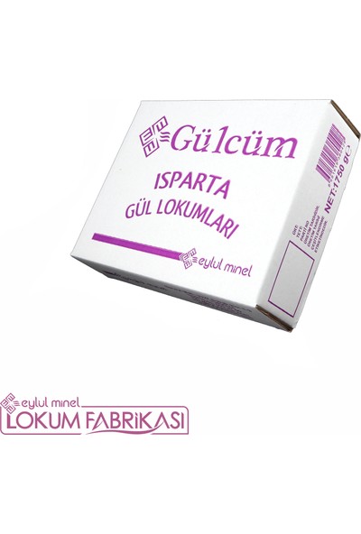 Eylül Minel Güllü Muska Lokum 1,75 kg Eylül Minel Güllü Muska Lokum 1,75 kg