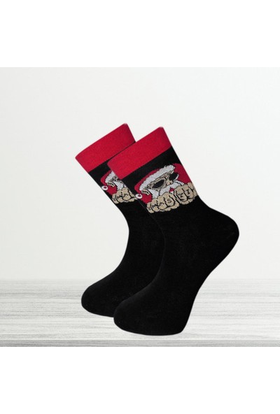 Lara Noel Baba Figürlü Soket Çorap - Nb-1