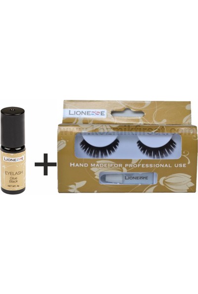 Lionesse Takma Kirpik Ne 718 +3 gr Kirpik Yapıştırıcısı